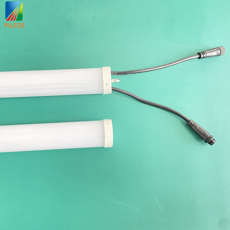 40mm DMX RGB LED Pixel Tube Digital 360 Degree Viewing Angle