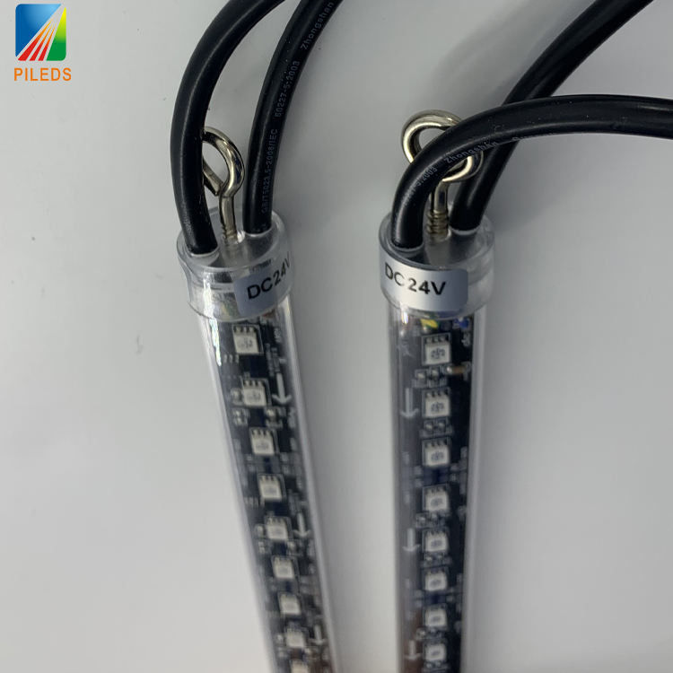 20mm 3D LED Pixel Tube , 360 Degree Illuminated Digital SMD Meteor Tube ...
