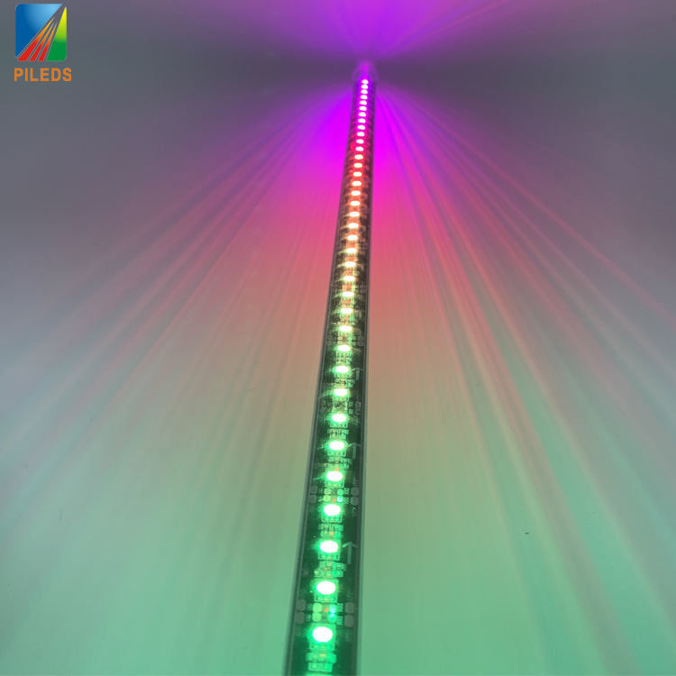 20mm 3D LED Pixel Tube , 360 Degree Illuminated Digital SMD Meteor Tube ...