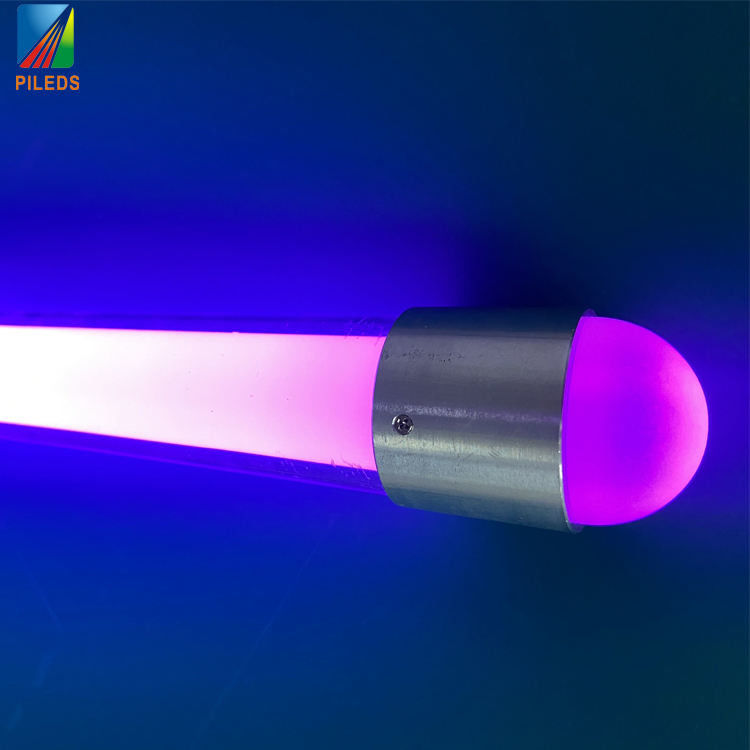 40mm DMX512 LED Pixel Tube Milky White 360 Degree For Disco Stage