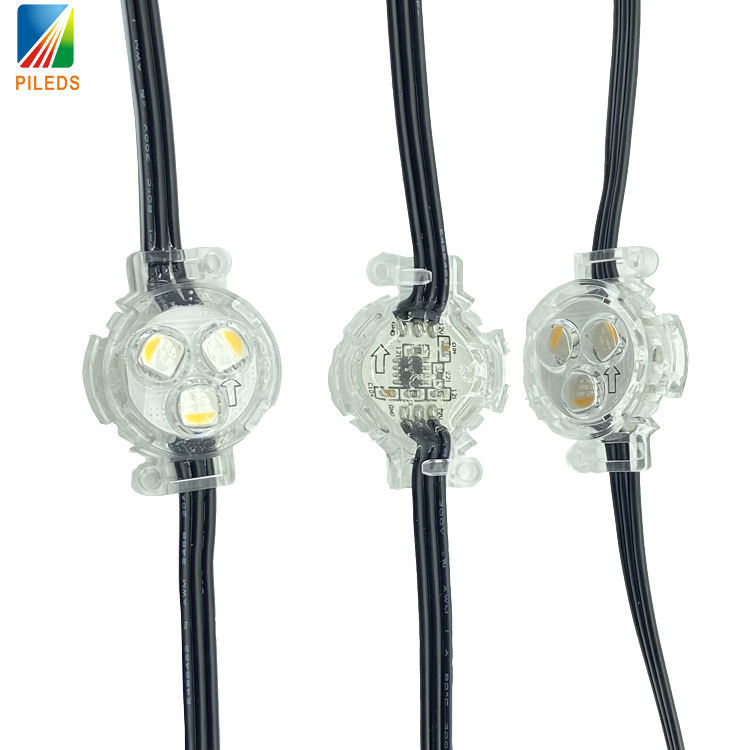 UCS2904 RGBW LED Point Light 30mm 12V Ip67 Smd 5050 For Christmas Holiday