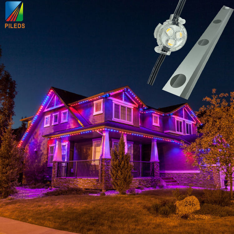 UCS2904 RGBW LED Point Light 30mm 12V Ip67 Smd 5050 For Christmas Holiday