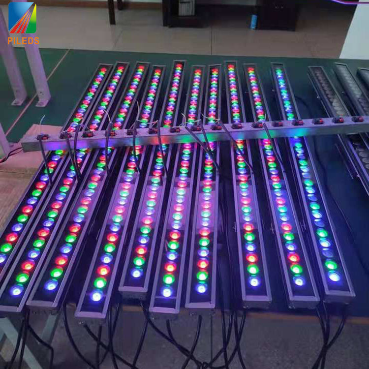 DMX RGB RGBW LED Wall Washing Lamp Ip65 For Building Exterior Decoration