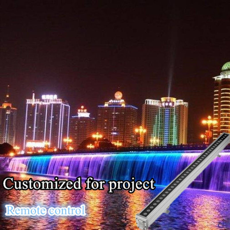 DMX RGB RGBW LED Wall Washing Lamp Ip65 For Building Exterior Decoration