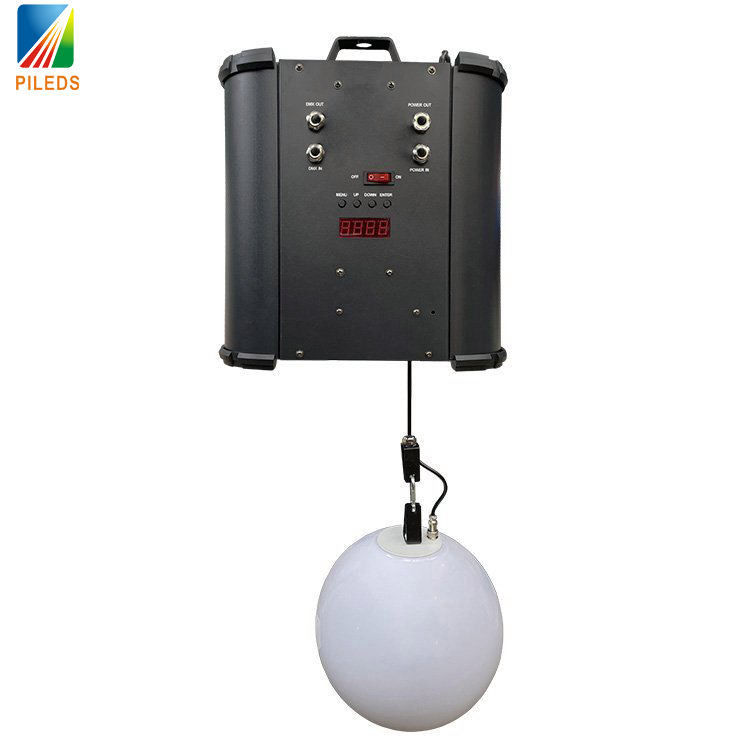 Customized DMX RGB LED Lifting Ball Wireless Control Kinetic Light Up Down