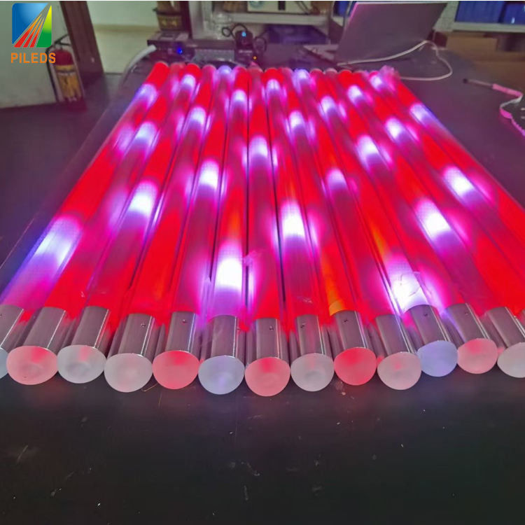 3D Milky White LED Pixel Tube , 720LM DMX Tube Light For Club