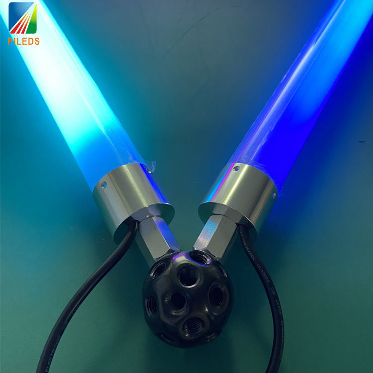 40mm Diameter RGB LED Tube Light Vertical Programmable For Night Club