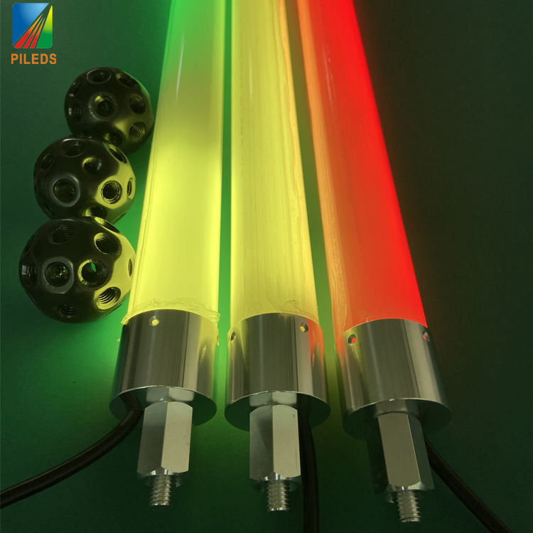 40mm Diameter RGB LED Tube Light Vertical Programmable For Night Club