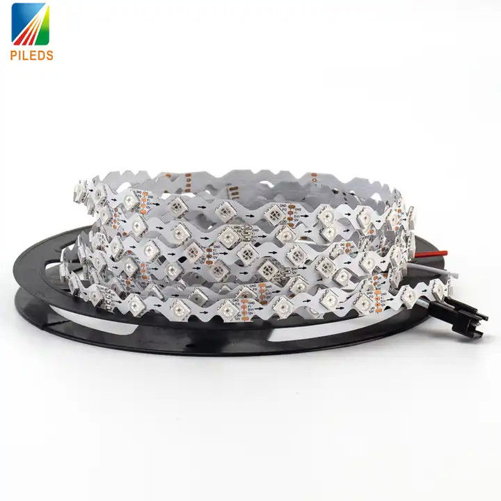 5mm 8mm RGB Pixel 5V LED Strip Light WS2815 WS2812B Curve Type