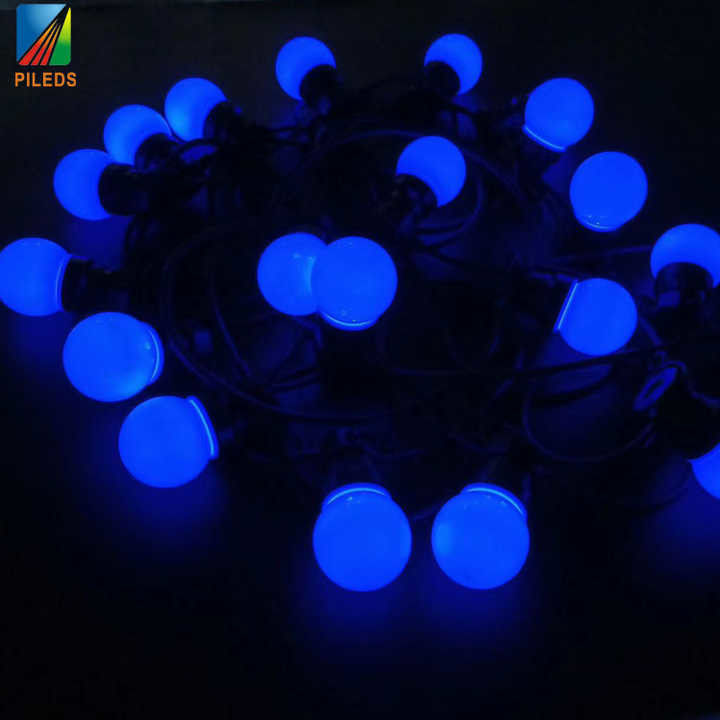 360 Degree LED Sphere String Lights Lucency Milky For Christmas Festival