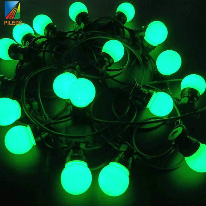 360 Degree LED Sphere String Lights Lucency Milky For Christmas Festival