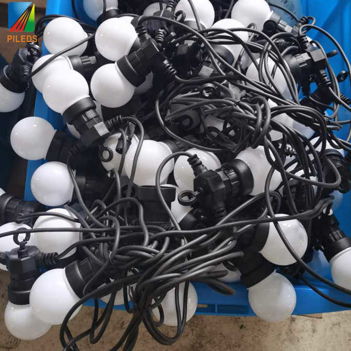 360 Degree LED Sphere String Lights Lucency Milky For Christmas Festival