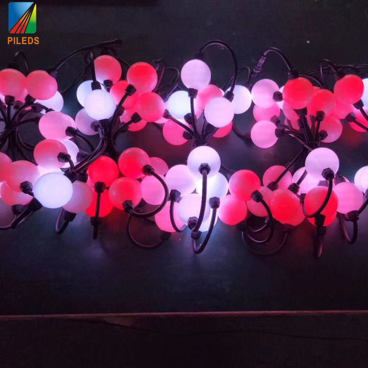 50mm LED Pixel Ball RGB 24V 360 Angle View for Holiday Decoration