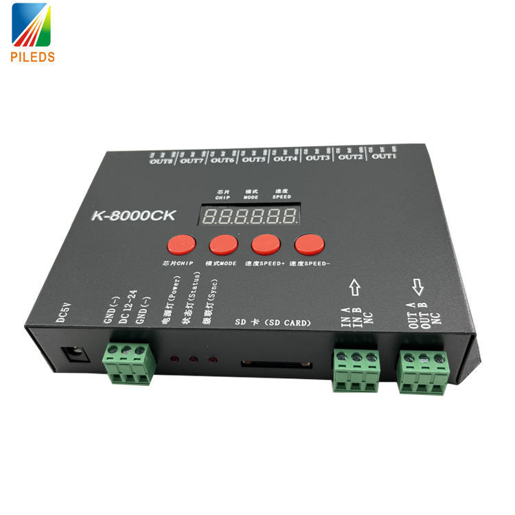 K8000CK Digital DMX LED Controller With SD Card LedEdie Software ...
