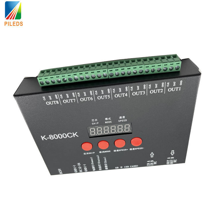 K8000CK Digital DMX LED Controller With SD Card LedEdie Software ...