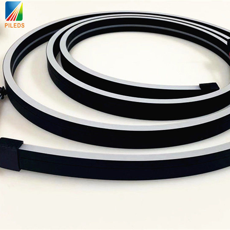 WS2811 LED Neon Strip , Black Color Silicone Neon Light Full RGB Color ...