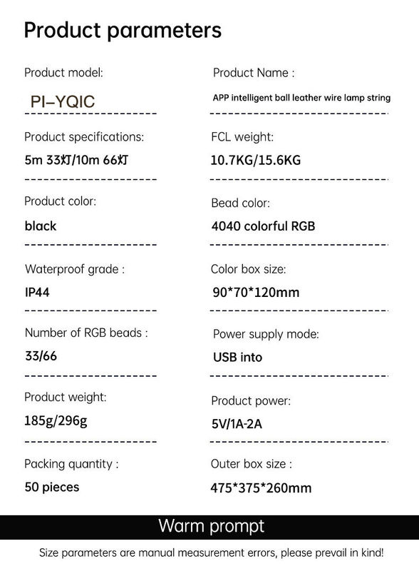 Waterproof IP44 LED Ball String Lights Remote Control For Outdoor ...