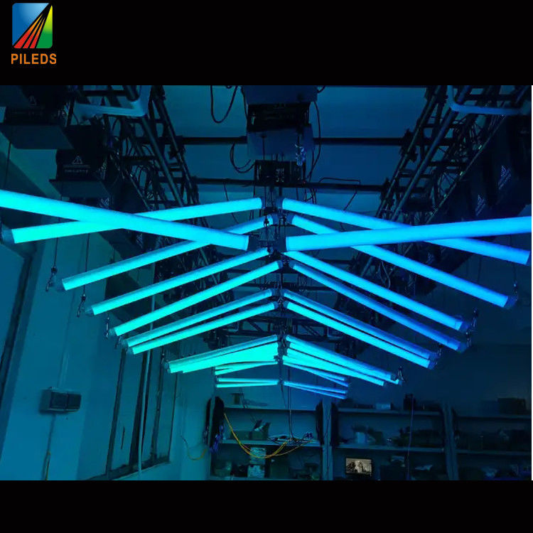 Kinetic LED Pixel Tube 360 Degree Rotating DMX RGB 8 Channels