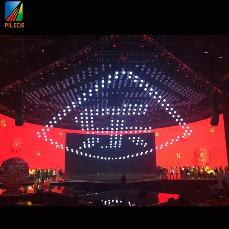 Sphere LED Lifting Ball , DMX Kinetic Ball For Stage Lighting