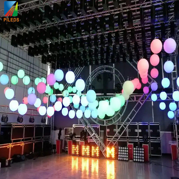 Sphere LED Lifting Ball , DMX Kinetic Ball For Stage Lighting