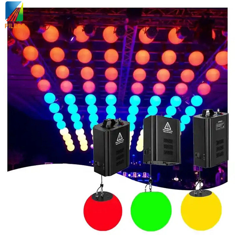 Sphere RGB LED Lifting Ball 15cm 20cm Dia For Lighting Entertainment