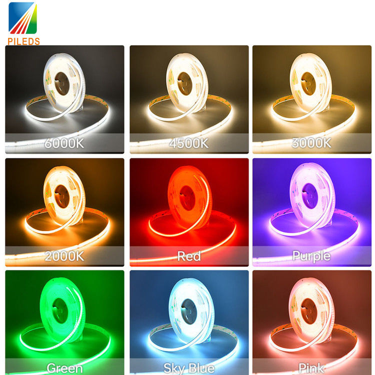 12v 24v COB LED Strip Light 480led Flexible With CE ROSH Certificate