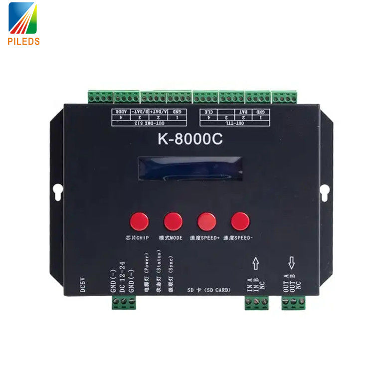 Offline 8 Ports K-8000C LED Controller Programmable For Intelligent ...