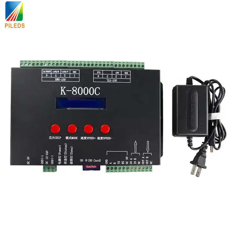 Offline 8 Ports K-8000C LED Controller Programmable For Intelligent ...
