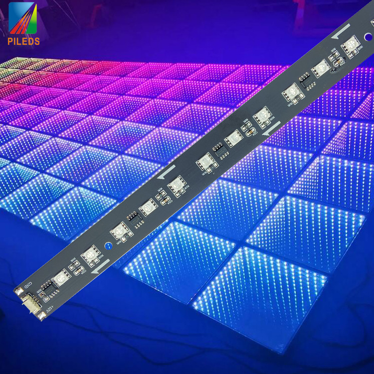 Interactive LED Dance Floor Panels With Beam Lights PCBA LED Circuit ...