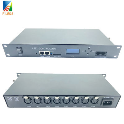 8-Port XLR Artnet Controller for DMX/SPI DJ Stage Light with 8 Units ...